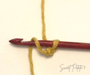 Fall Wheat Stalk - Free Crochet Applique Pattern - Sweet Potato 3