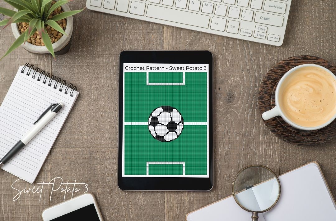 Game On: Soccer-Themed Crochet Blanket Pattern - Sweet Potato 3