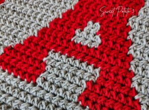 Take It to the Mat – Wrestling Crochet Blanket Pattern - Sweet Potato 3