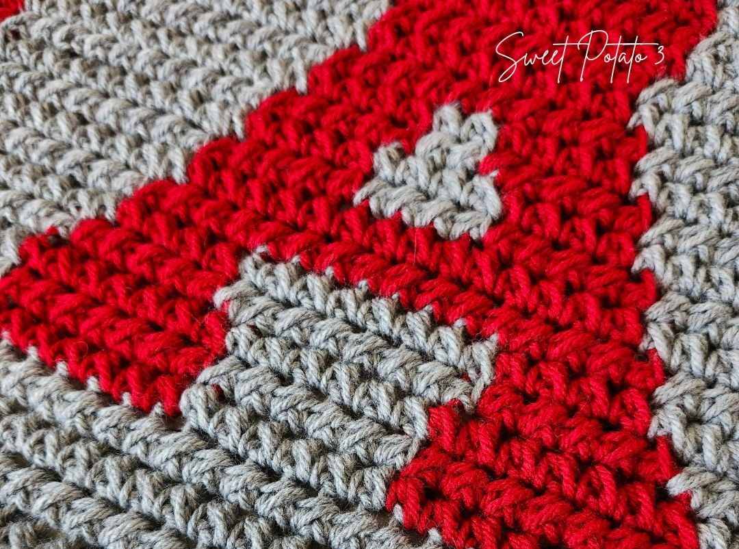 Take It to the Mat – Wrestling Crochet Blanket Pattern - Sweet Potato 3