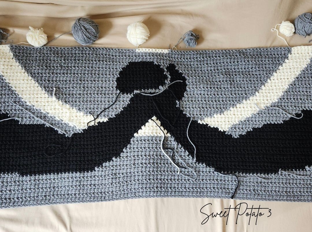 Take It to the Mat – Wrestling Crochet Blanket Pattern - Sweet Potato 3