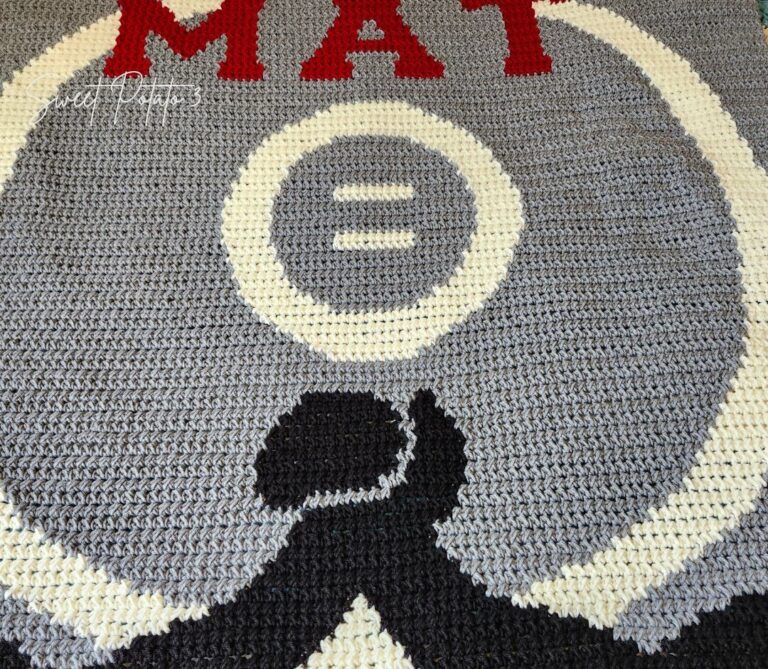 Take It to the Mat – Wrestling Crochet Blanket Pattern - Sweet Potato 3