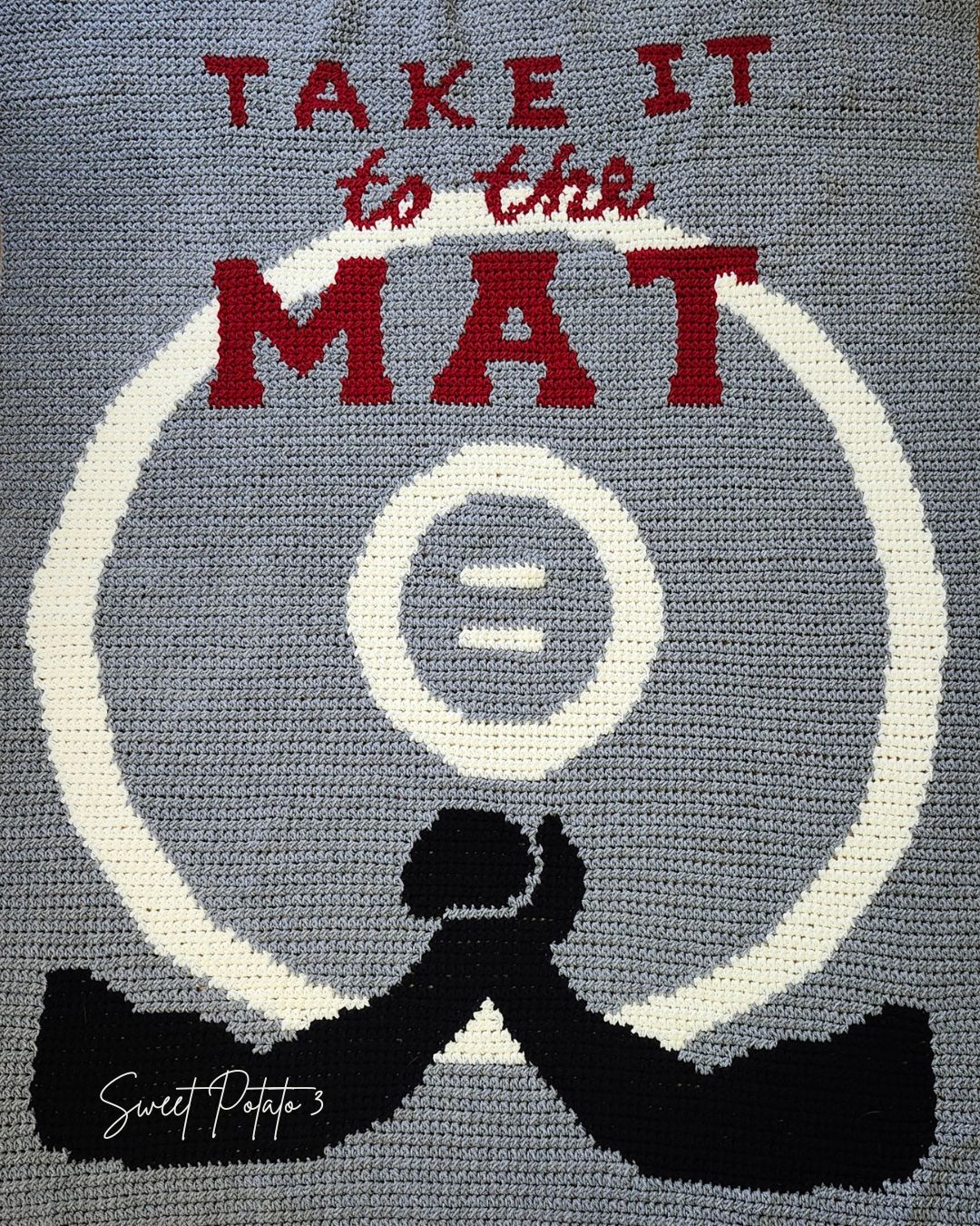 Take It to the Mat – Wrestling Crochet Blanket Pattern - Sweet Potato 3